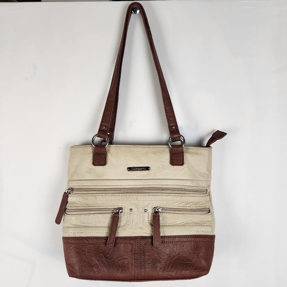 Stone & Co. | Bags | Stone Co 2 Color Leather Shouldercrossbody Bag ...